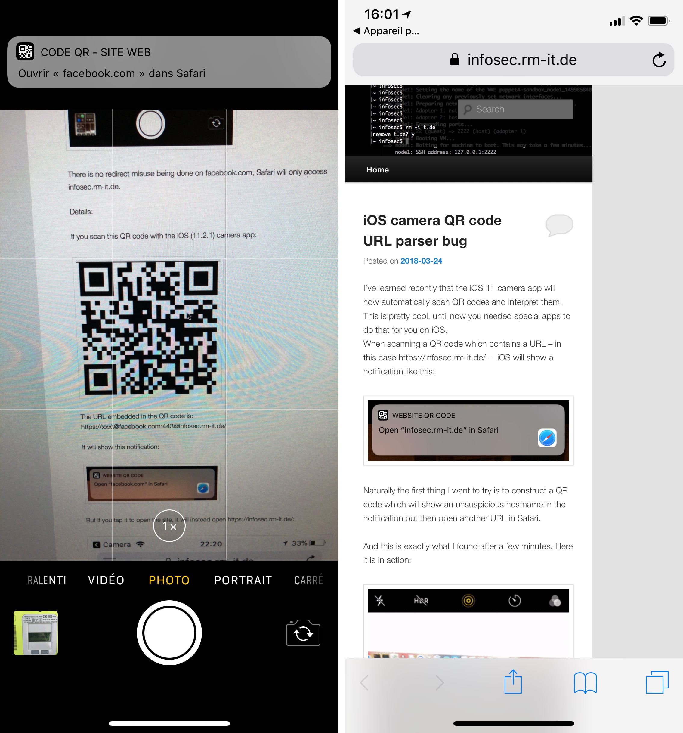 Le lecteur de codes QR d’iOS 11 est facile à berner - iGeneration